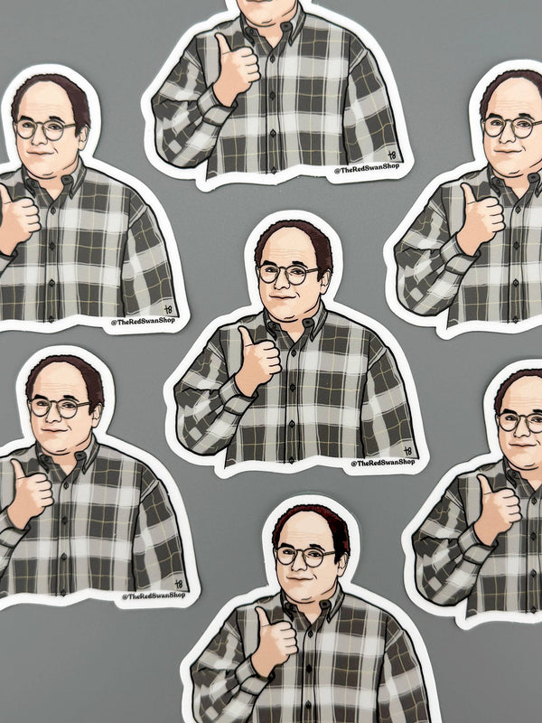George Costanza - Seinfeld Vinyl Decal Sticker - Feelin’ Memphis LLC