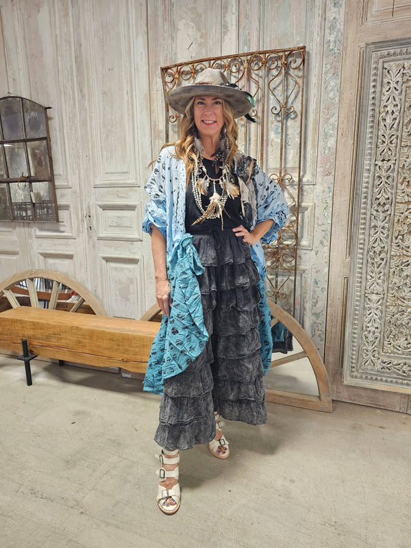 Ombre Vintage Dot Duster and Pin - Feelin’ Memphis LLC