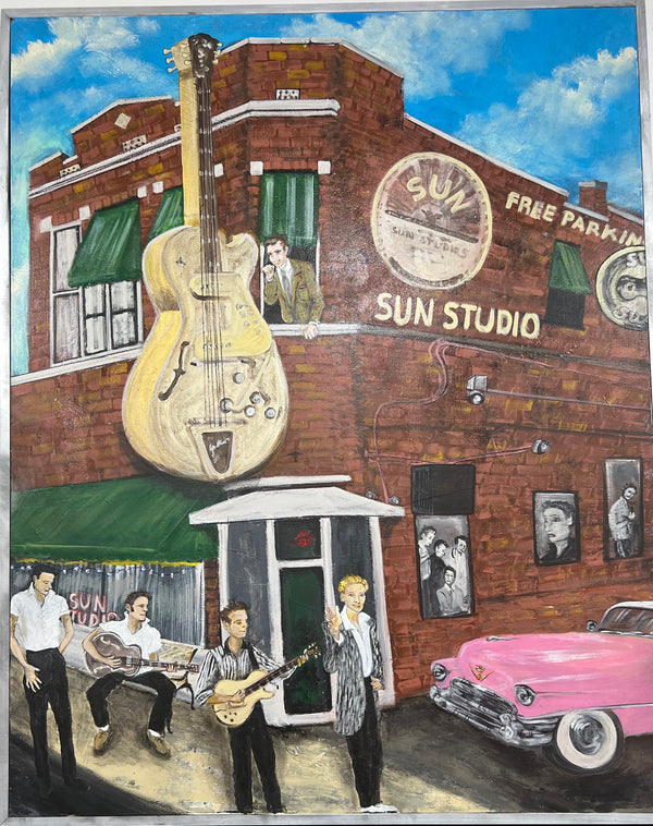 Sun Studio By Memphis local artist Judy Vandergrift - Feelin’ Memphis LLC