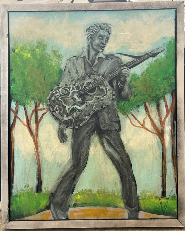 Elvis by Local Memphis Artist Judy Vandergrift - Feelin’ Memphis LLC