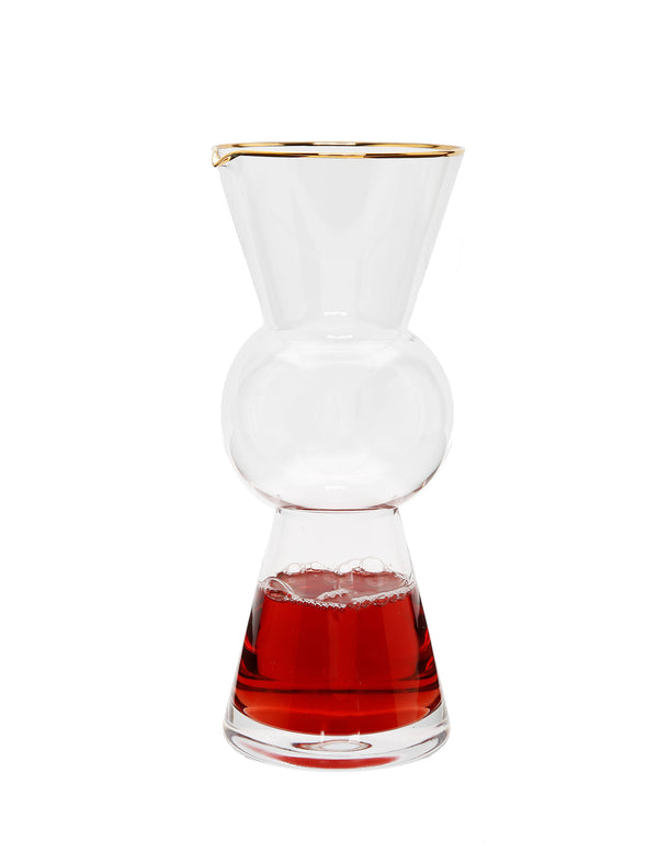 Narrow Pitcher with Gold Rim - Feelin’ Memphis LLC