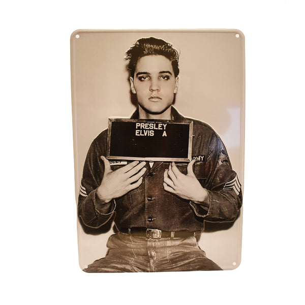 Elvis Sign - Enlisting Photo - Feelin’ Memphis LLC