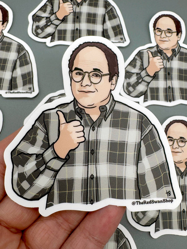 George Costanza - Seinfeld Vinyl Decal Sticker - Feelin’ Memphis LLC