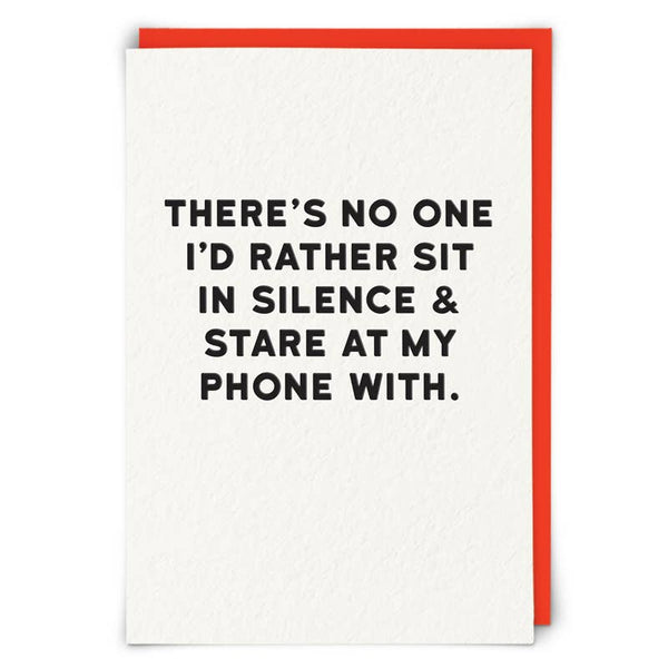 Silence Greetings Card - Feelin’ Memphis LLC