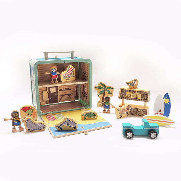Surf Shack Suitcase - Feelin’ Memphis LLC