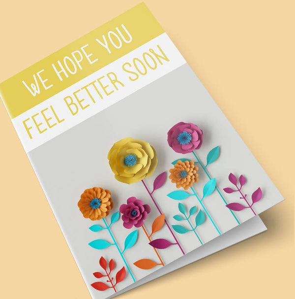 Greeting CARDS We Hope You Feel Better Soon Greeting Card - Feelin ...
